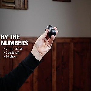 Meinl Percussion Egg Shaker Pack (24 Pieces) for All Musicians with Crystal Clear Sounds — NOT Made in China — Durable All-Weather Synthetic Shells, 2-Year Warranty (ES-SET24-BK)