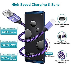 Fast USB C Charger, Type C Wall Charger for Samsung Galaxy A14 5G S20 FE S20+ S21 S22 S23 Ultra A03S A04S A23 A14 5G A13 A53 A32 A12,Power Adapter Charger Block 6ft USB C Charger Cable Fast Charging