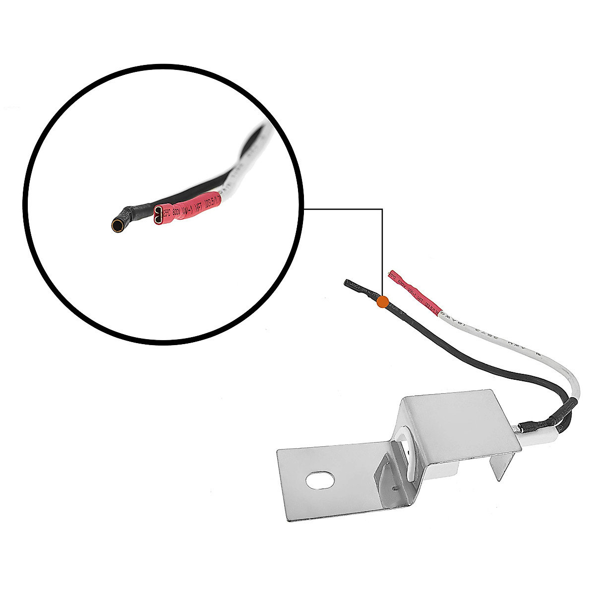 80462 Gas Grill Replacement Ignitor Kit for Weber Q100 Q200 Gas Grills, Push Button Ignitor fire Starter