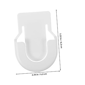 KICHOUSE White Reusable Stethoscope Holder Doctor Accessories Stethoscope Buckle Clip Stethoscope Holder