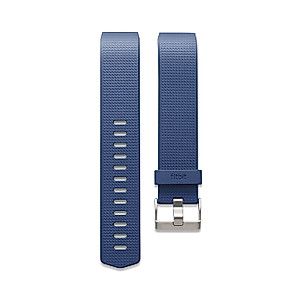 Fitbit Charge 2 Accessory Band, Blue, Large