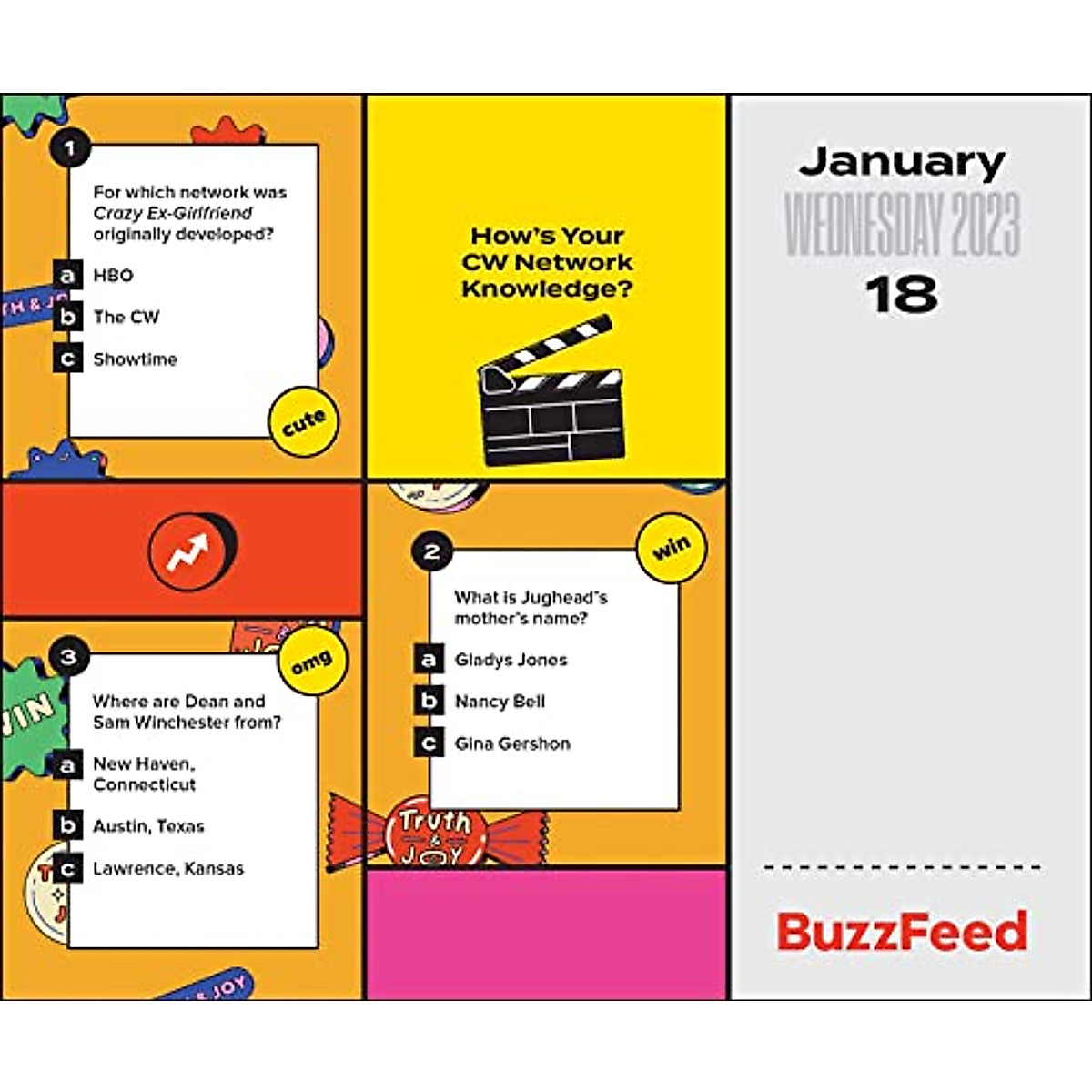 BuzzFeed 2023 Day-to-Day Calendar: Quizzes & Trivia