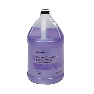 McKesson Shampoo and Body Wash with Aloe & Vitamin E, 1 Gallon [Pack of 1] Bulk, Refill, Tearless, Lavender