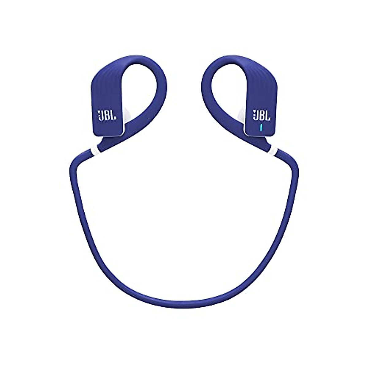 JBL ENDURANCE JUMP- Wireless heaphones, bluetooth sport earphones with microphone, Waterproof, up to 8 hours battery, charging case and quick charge, works with Android and Apple iOS (blue)