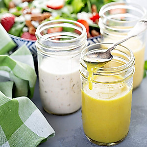 QAPPDA 12 Ounce Mason Jars,Clear Regular Mouth Glass Jars with Black Lids Set of 20,350ml Canning Jars Kitchen Storage Jars for Spice,Honey,Jam,Wedding Favor