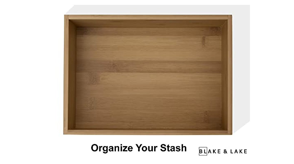 Blake & Lake Large Wooden Storage Box with Lid