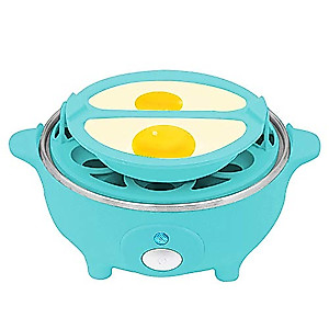 Elite Gourmet Easy Electric 7 Egg Capacity Soft, Medium, Hard-Boiled Cooker Poacher, Scrambled, Omelet Maker with Auto Shut-Off and Buzzer, BPA Free