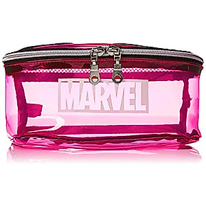 MARVEL(マーベル) Women's Marvel MV-172b PVC Full Open Pencil Case, Pink (MV-174), One Size
