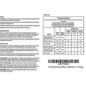 The Andersons Humic DG Organic Soil Amendment - Covers up to 10,000 sq ft (11 lb)