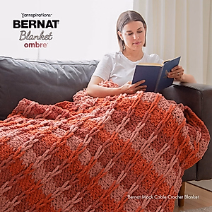 Bernat Blanket Yarn, Navy Ombre