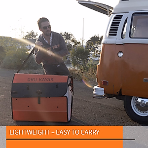 Oru Kayak Foldable Kayak Haven TT | for 1 or 2 People - Stable, Durable, Lightweight - Lake and River Kayaks - Beginner, Intermediate - Size (Unfolded): 16'1" x 33", Weight: 41 Lbs