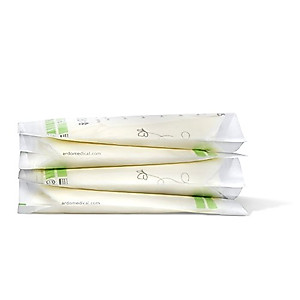 Ardo Easy Store - 50 Extra-Strong Breast Milk Storage Bags for Fridge and Freezer (180ml, 6 fl.oz.), with Easy-to-Read Scaling, 50 Bags, Stackable and Self-Standing