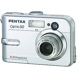Pentax Optio 50 5MP Digital Camera with 3x Optical Zoom