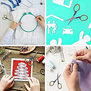 Westcott E-30440 00 4 inch Titanium Nitride Bonded Super Soft Grip Scissor, Straight - Grey/Yellow