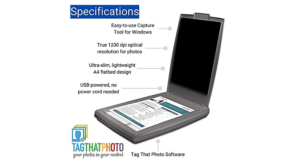 Visioneer 7800 Flatbed Scanner - High-Resolution Photos & Docs