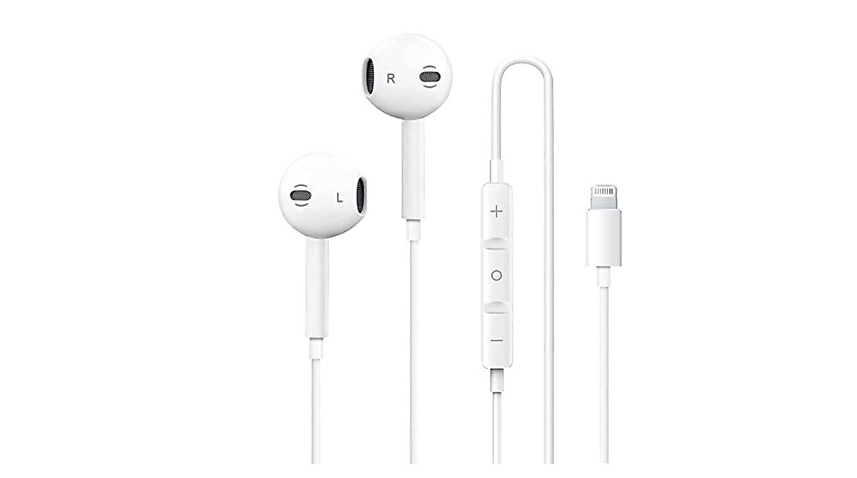 Apple MFi Certified Wired Earbuds for iPhone | Lightning