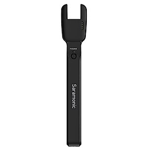 Saramonic Handheld Transmitter Holder for Blink 500 Pro TX Transmitters with Foam Windscreen and Built-in 1100mAh Battery/Charger (Blink 500 Pro HM)