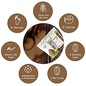 Sweet Nature Monk Fruit Golden Sweetener Non GMO Gluten Free Sugar Substitute Kosher 48 ounces (3 LB)