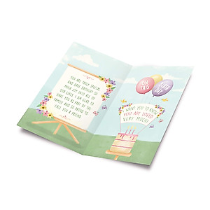 Prime Greetings Happy Birthday Card For Daughter-In-Law, Made in America, Eco-Friendly, Thick Card Stock with Premium Envelope 5in x 7.75in, Packaged in Protective Mailer