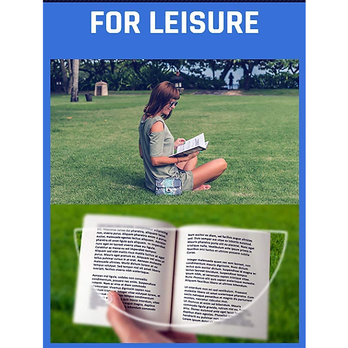 Calabria Hydrotac OPTX 20/20 Stick On BiFocal Reading Lenses +2.00 Mens Womens Magnifying Bi-Focal Reusable Reader Adhesive Stickers