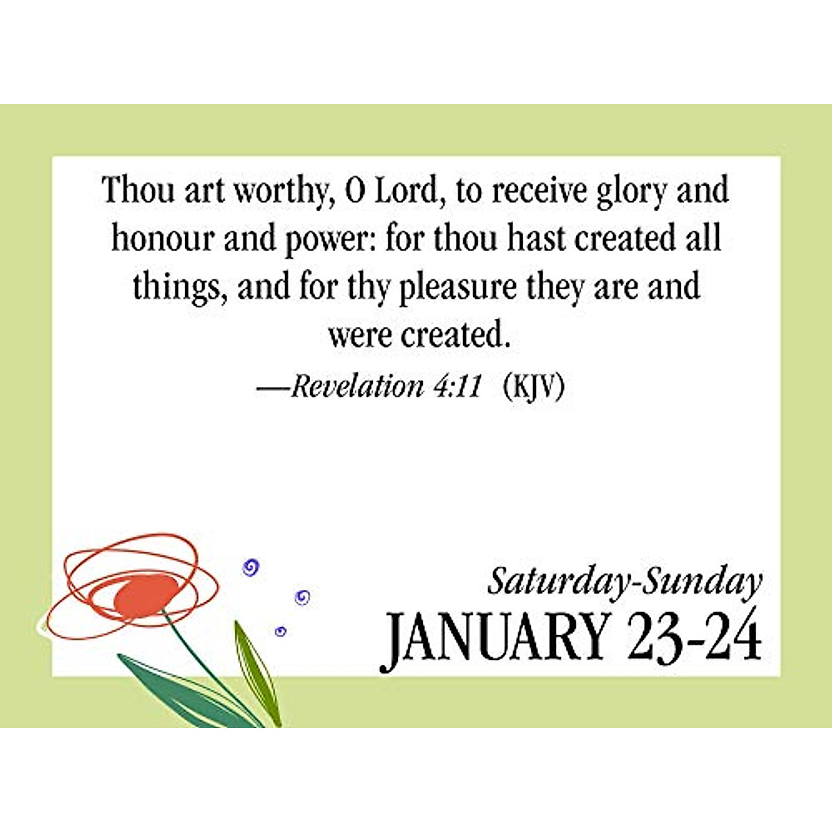 Bible Verse-a-Day 2021 Mini Day-to-Day Calendar