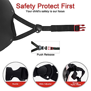 BURSUN Kids Bike Helmet Ventilation & Adjustable Toddler Helmet for Ages 2-3-5-8 Kids Boys Girls Multi-Sport Helmet for Bicycle Skate Scooter, 5 Colors