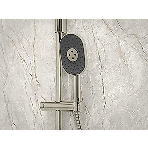 KOHLER 26284-BN Statement Oblong Multifuntion 2.5 gpm Handshower, Vibrant Brushed Nickel