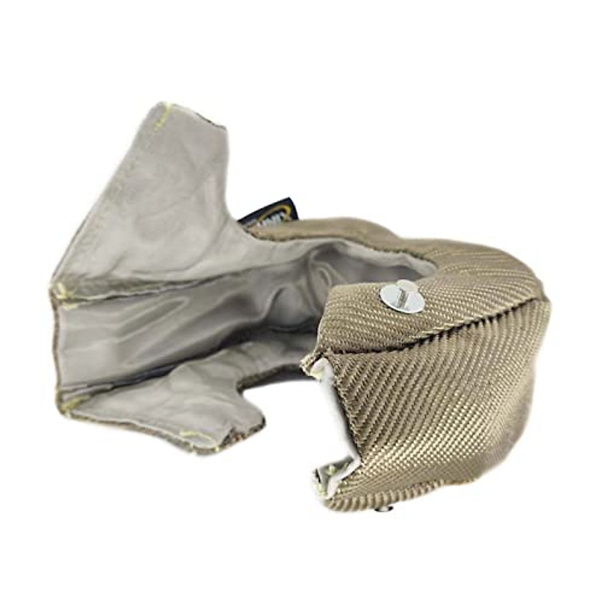 T4 Turbocharger heat shield cover Titanium Fiber Turbo Blanket Inner high silica cloth and stainless steel knitted wire mesh inner liner