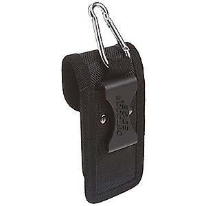 Outdoor Edge 4.5" Nylon Utility Holster - for Carrying Folding Knives, Multi-Tools, Gun Magazines and Accessories - Includes Belt Clip and Carabiner