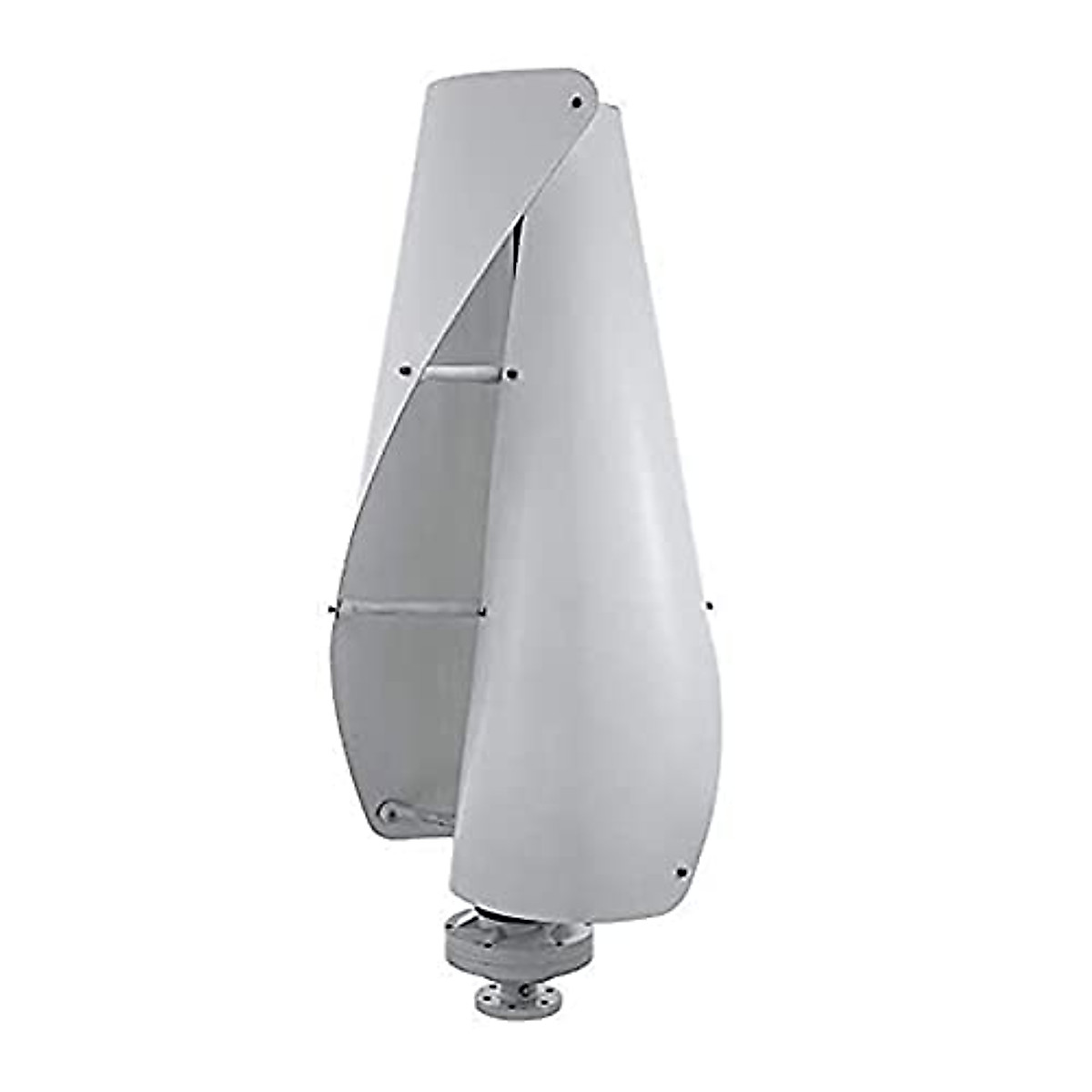 1000W Vertical Wind Turbine,3 Phase Permanent Magnet Generator 12V 24V 48V Vertical Axis Coreless Wind Turbine (12V with Controller, White),12v