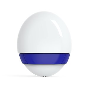 Abode Outdoor Siren w/ Strobe | Sounds Alarm & Flashes Light Outside When Alarm is Triggered