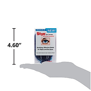 Stye Eye Therapy Reusable Warming Compress, Relief for Styes and Dry Eyes, Reusable