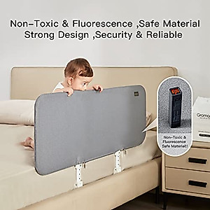 Gromast Toddler Bed Rails Guard Foldable Crib Rail Guard, Potty Training Urinal for Boys,