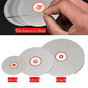 Diamond Flat Lap Disc Set 10 PCS, ENLAYER 4Inch Diamond Polishing Disc 80/100/200/400/600/800/1000/1500/2500/3000 Grit Wheel Lapping Grinding Disc Tool for Cutting or Sanding Stone and Glass