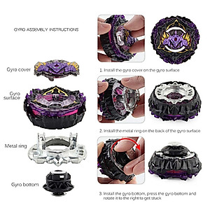 Battling Toys - Gaming Tops Gyro Spinning Brust Toy Superking B-175 Lucifer The End Kou Drift Starter