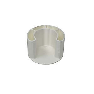 Cotton Swab Bathroom Organizer - Perfect for Qtips and Exfoliating or Cotton Pads - Convenient Access to Qtips, Cotton Swabs, and Exfoliating Pads in Your Bathroom - Clean White Finish