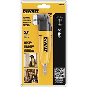 DEWALT Right Angle Drill Adapter DWARA050 HD Version in Retail Pack