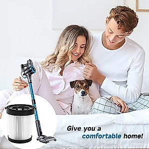 Reinlichkeit HEPA Filter Compatiable with Fabuletta FSV001,FSV101, Girnoor G160&G165 Afoddon A300 Cordless Stick Vacuum Cleaners Series 6 Pack……
