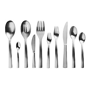 Gourmet Settings Carry On 45pc Set Flatware, 45 Piece, Silver