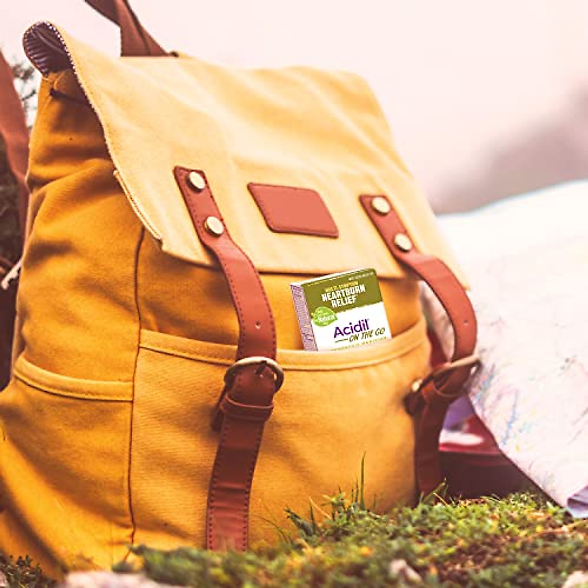 Boiron Acidil On The Go for Relief of Acid Reflux, Heartburn, Indigestion, Bloating, and Upset Stomach - 2 Count (160 Pellets)