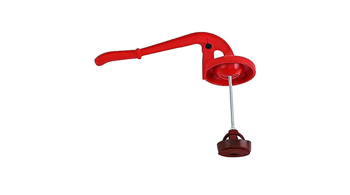 Samger Cast Iron Red Hand Water Pump for Gardens