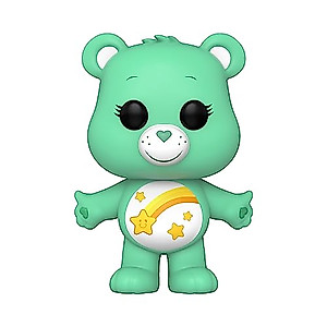 Funko Pop! Animation: Care Bears 40th Anniversary - Wish Bear with Flocked Chase (Styles May Vary)