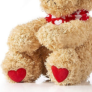 10" Valentine's Day Valentines Gift for Children Kids, Girlfriend, Boyfriend, Plush Stuffed Animal (One Pack Puppy)