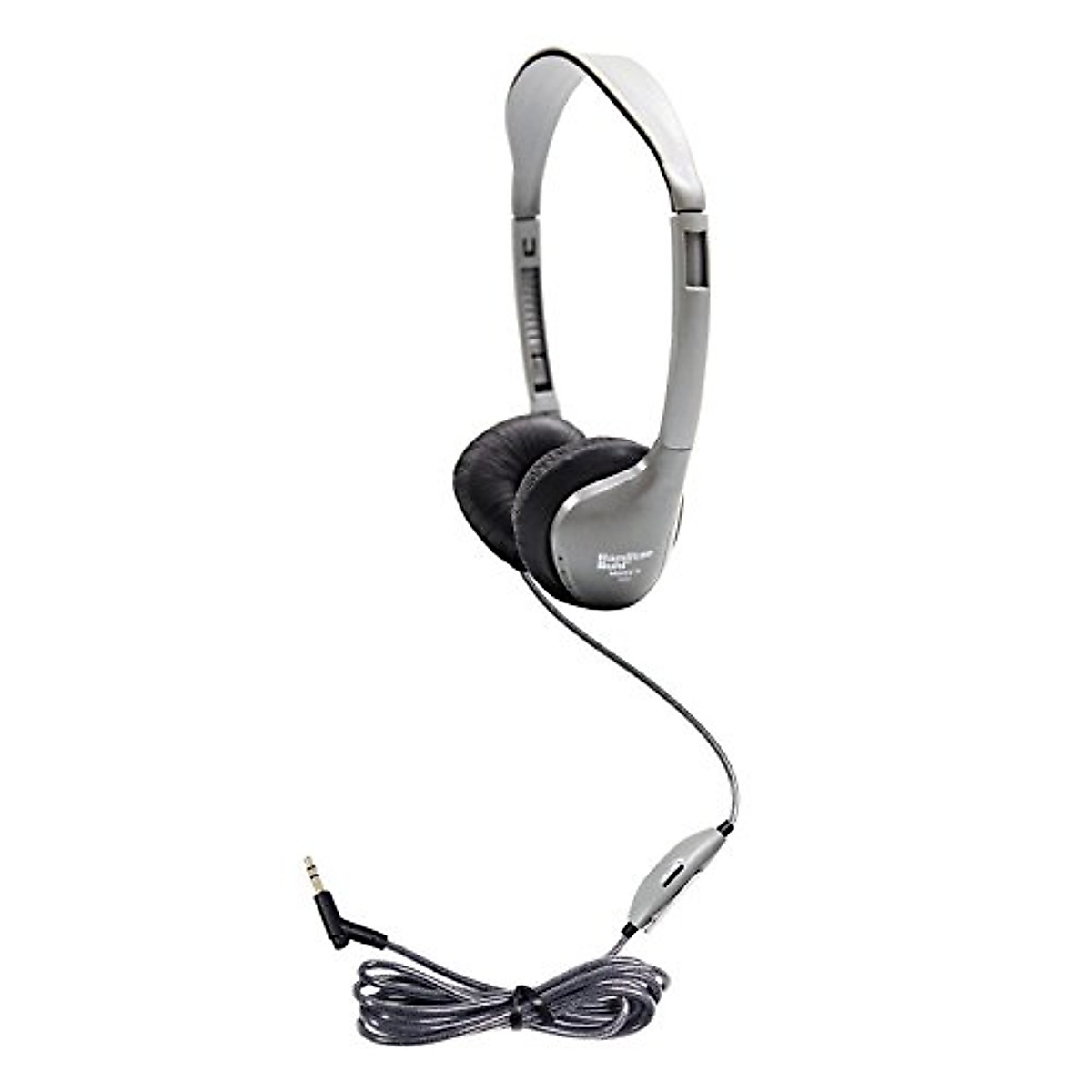 HamiltonBuhl Schoolmate On-Ear Stereo Headphone with Leatherette Cushions and in-line Volume
