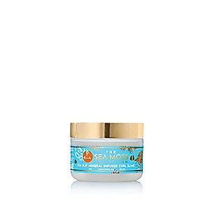 Curls Sea Moss Sea Slip Mineral Infused Slime Hair Jelly - Promotes Healthy Hair Growth - Protects Hair From Styling Damage - Delivers Shiny, Defined, Hydrated 8oz, 1 Count