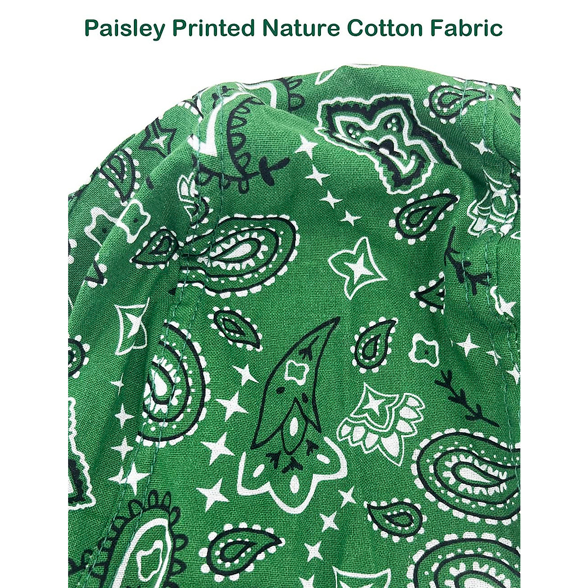 Cotton Doo Rags Skull Bandana Motorcycle Dew Rags Head Wrap Cycling Sweat Hard Helmet Liner Paisley Chef Hats Do Rag Welder Welding Rag Caps for Men and Women (Paisley Pack)