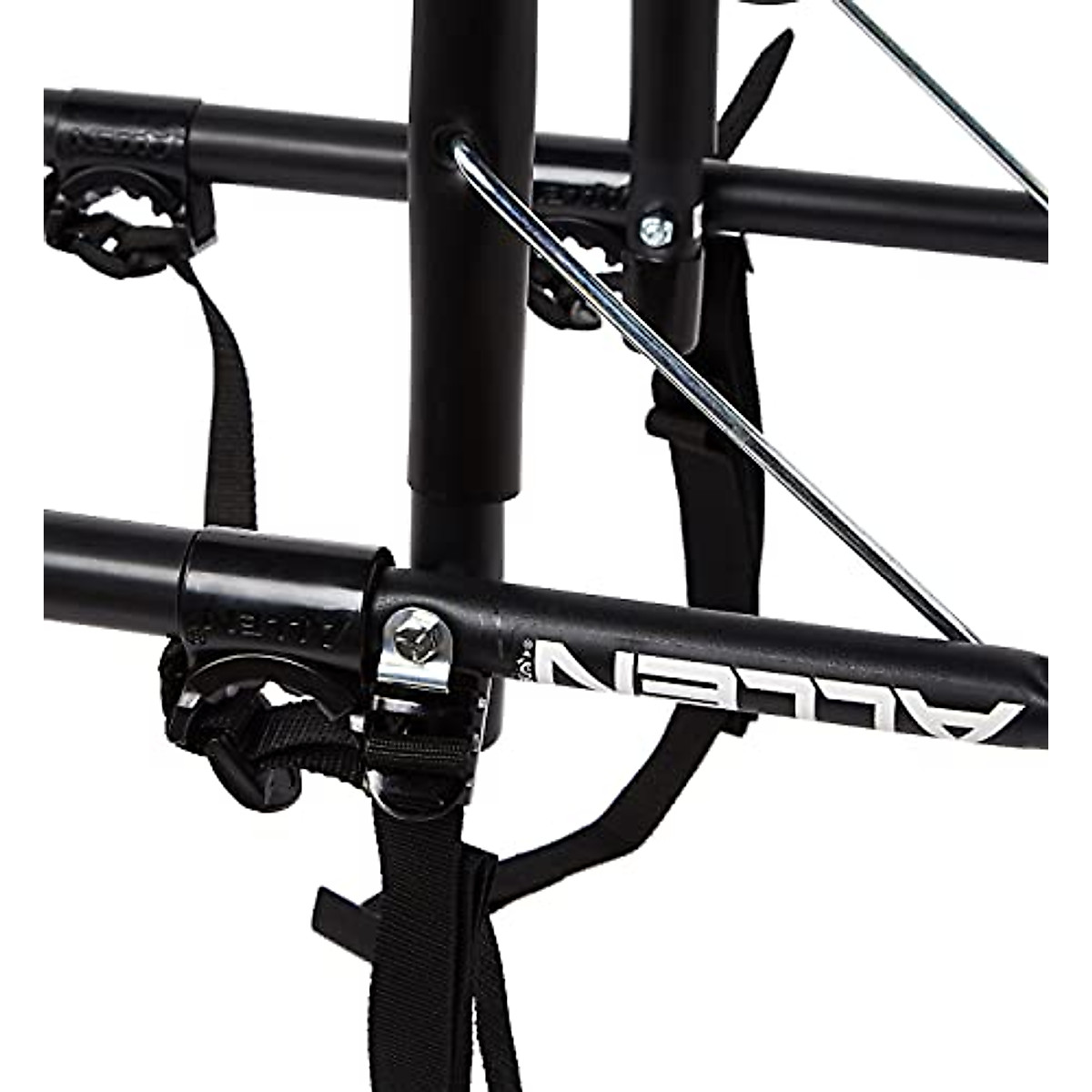 ALLEN Deluxe 3-Bike Trunk Mount Rack, Blk/ Silver