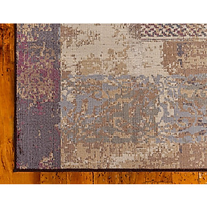 Unique Loom Barista Collection Area Rug - Arusha (2' 2" x 3' 1" Rectangle, Beige/ Black)