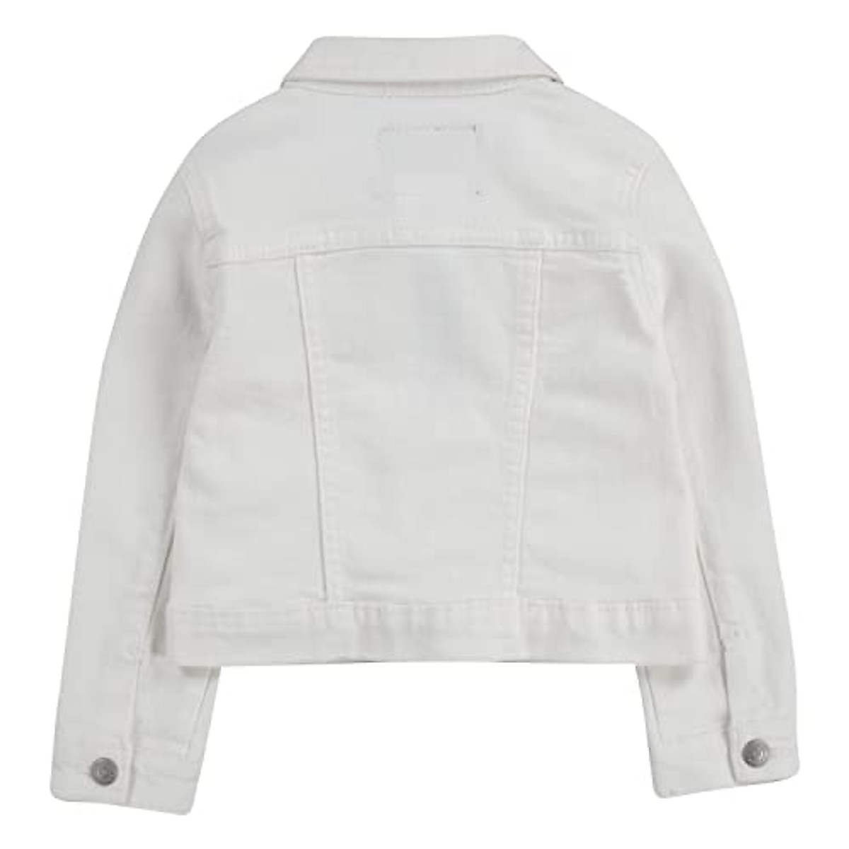 Levi's Girl's Denim Trucker Jacket, White, M