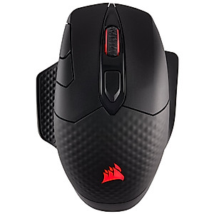 CORSAIR Dark Core SE - RGB Wireless Gaming Mouse - 16,000 DPI Optical Sensor - Comfortable & Ergonomic - Qi Charging (Renewed)
